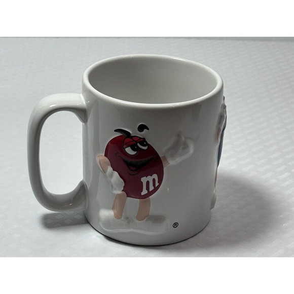 M&M'S | Dining | Mars Inc M Ms Coffee Oversized Mug 3d Embossed Red ...